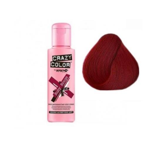Crazy Color 66 Ruby Rouge 100 ml colore semipemanente per capelli